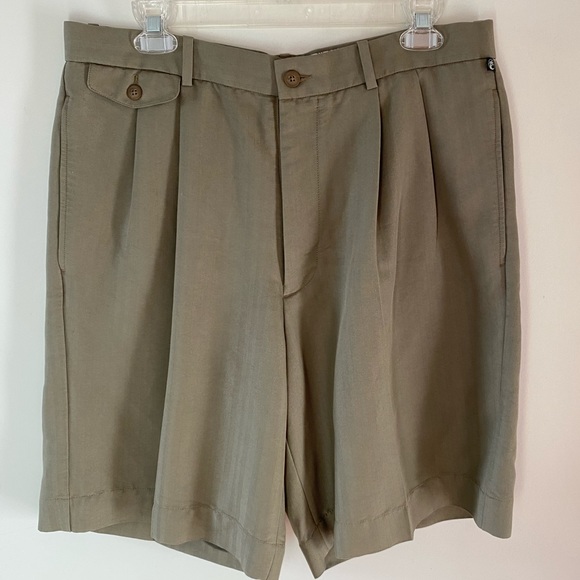 OP | Shorts | Mens Ocean Pacific Pleated Front 34 Waist Olive Shorts ...